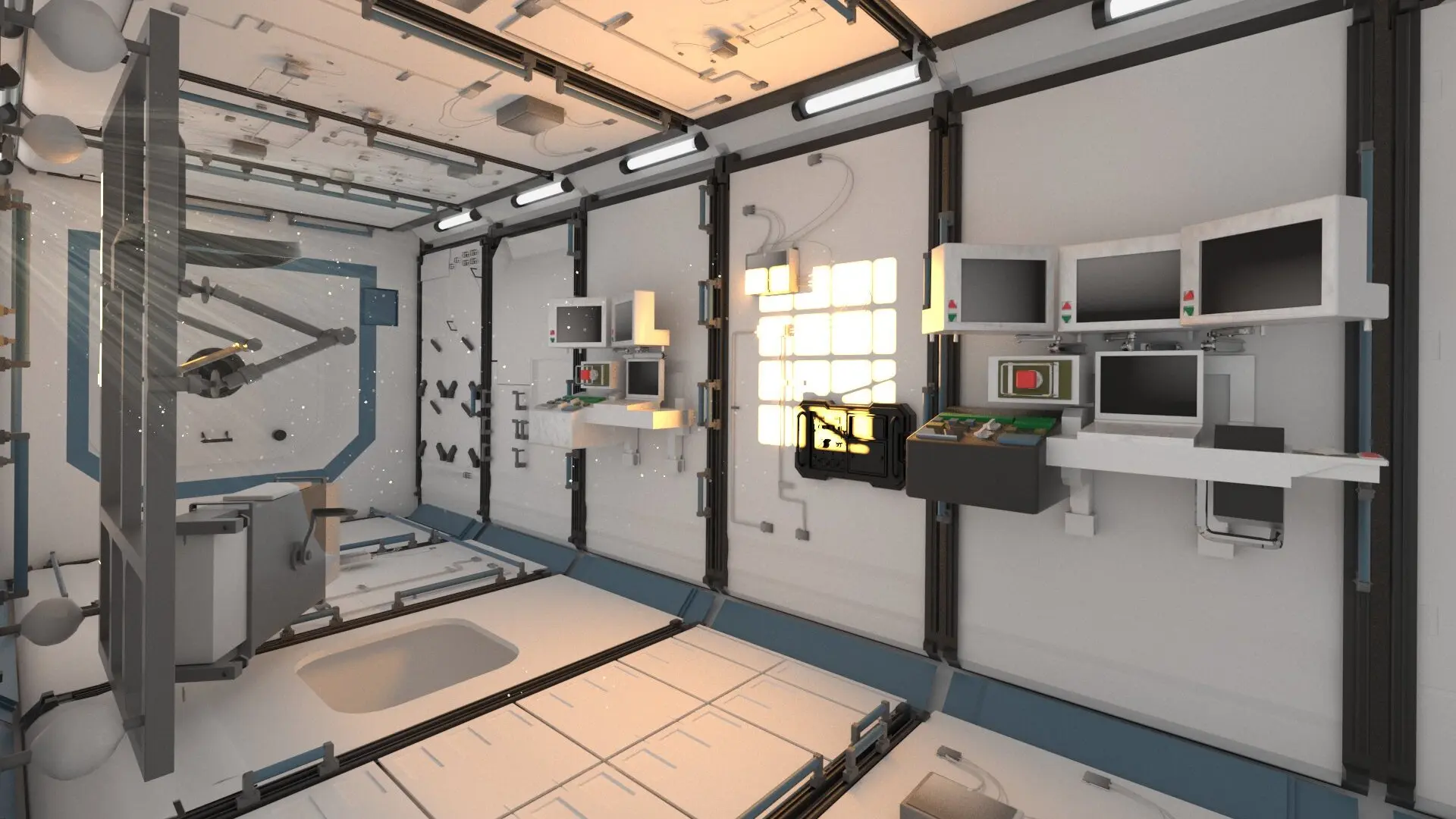 Spatial Habitats: cabinets and containers to store objects in zero ...